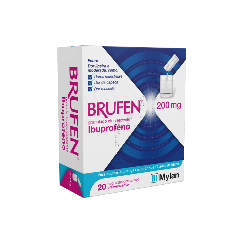Brufen 200mg Granulado Efervescente 20 saquetas | Farmácia Vida Mais