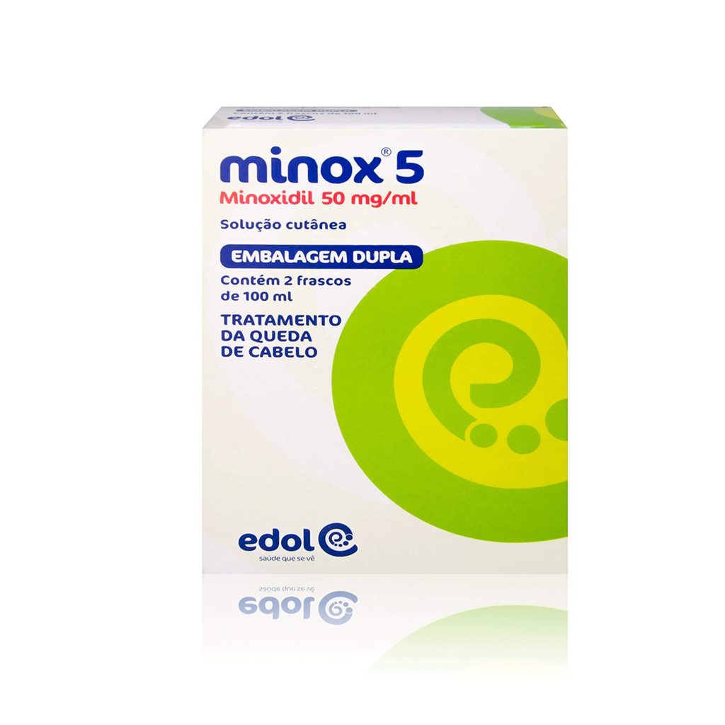 Minox 5 Solução Cutânea 2 x 100mL | Farmácia Vida Mais