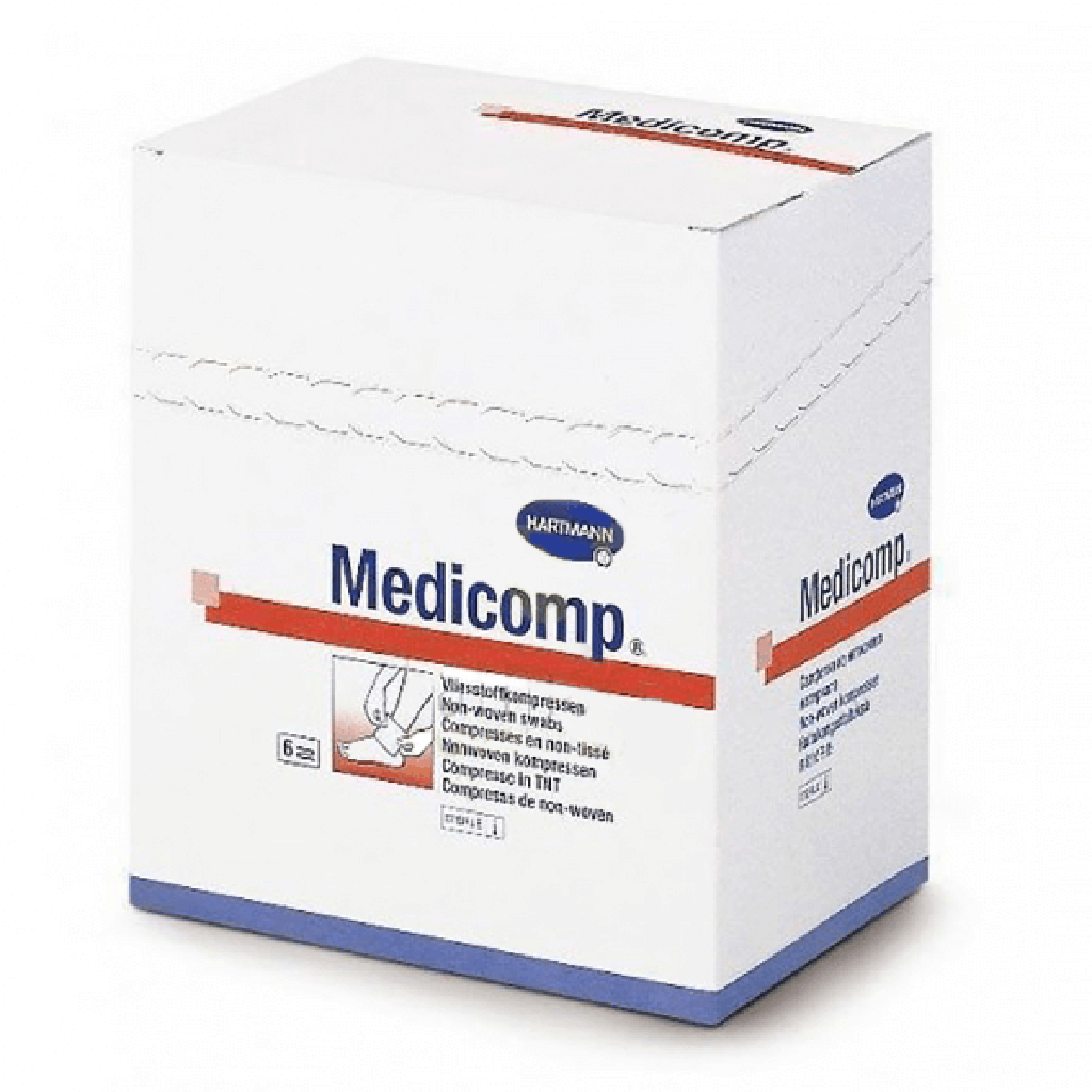 Medicomp Estéril Compressas 10 x 20 cm 25 x 2 unidades | Farmácia Vida Mais
