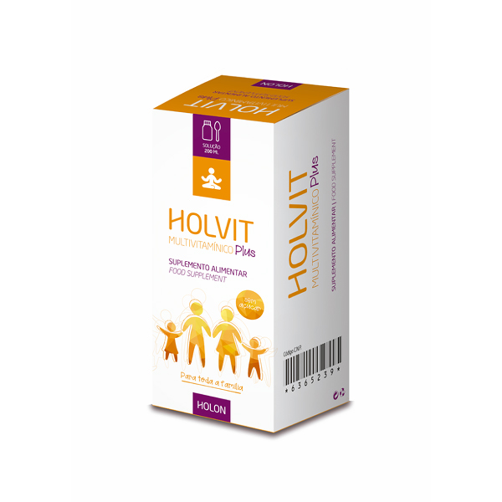 Holvit Multivit Plus Sol 200mL | Farmácia Vida Mais