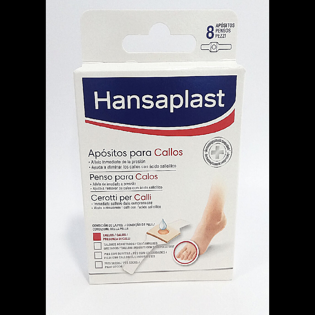 Hansaplast Pensos para Calos 8 Unidades | Farmácia Vida Mais