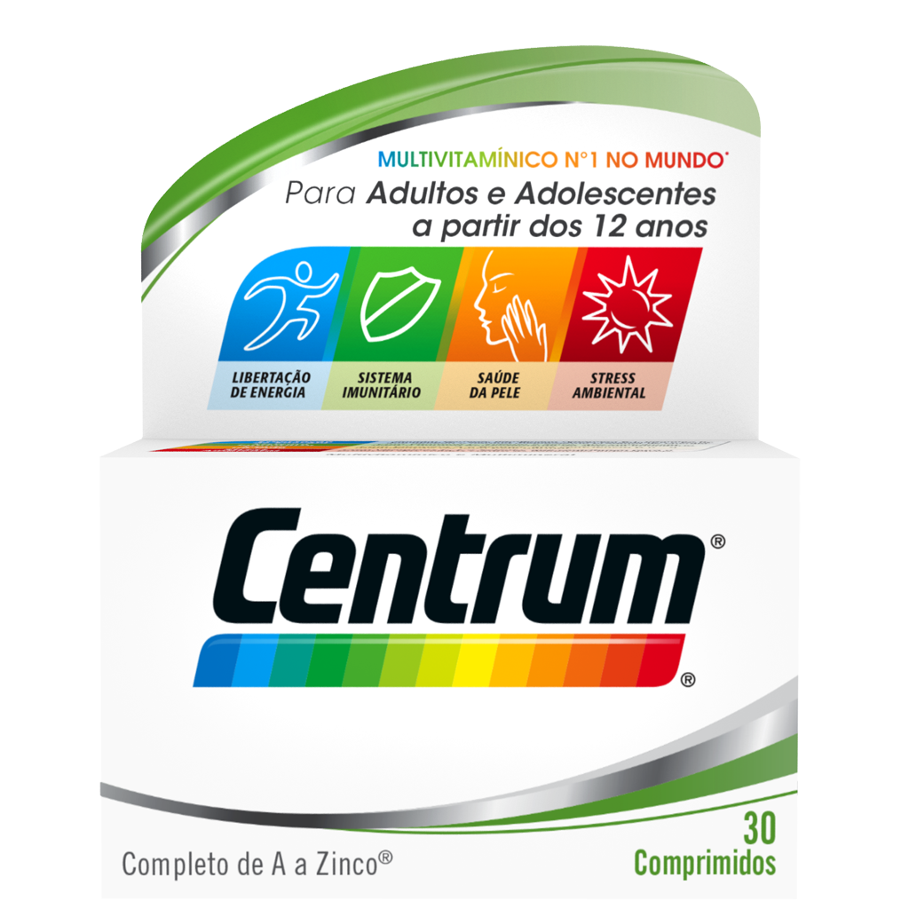 Centrum 30 comprimidos | Farmácia Vida Mais