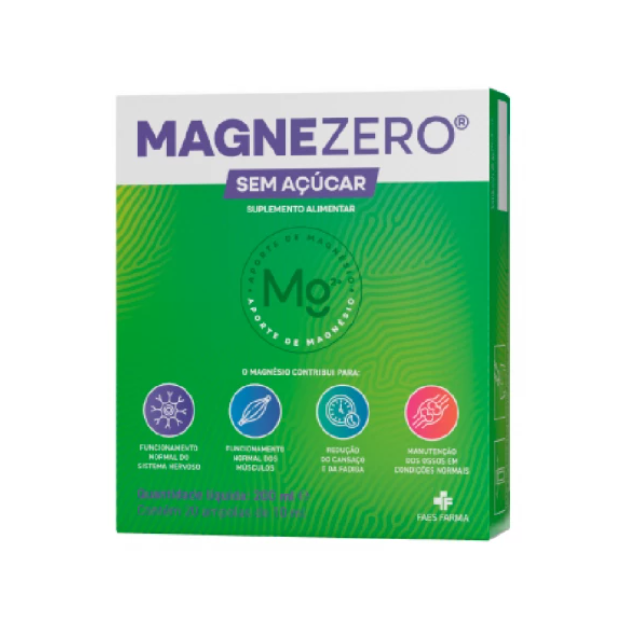 Magnesona Zero Ampolas 20 unidades | Farmácia Vida Mais