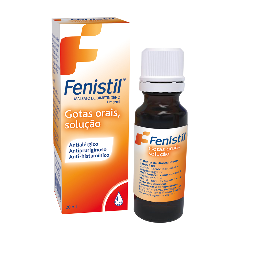 Fenistil gotas 20mL | Farmácia Vida Mais
